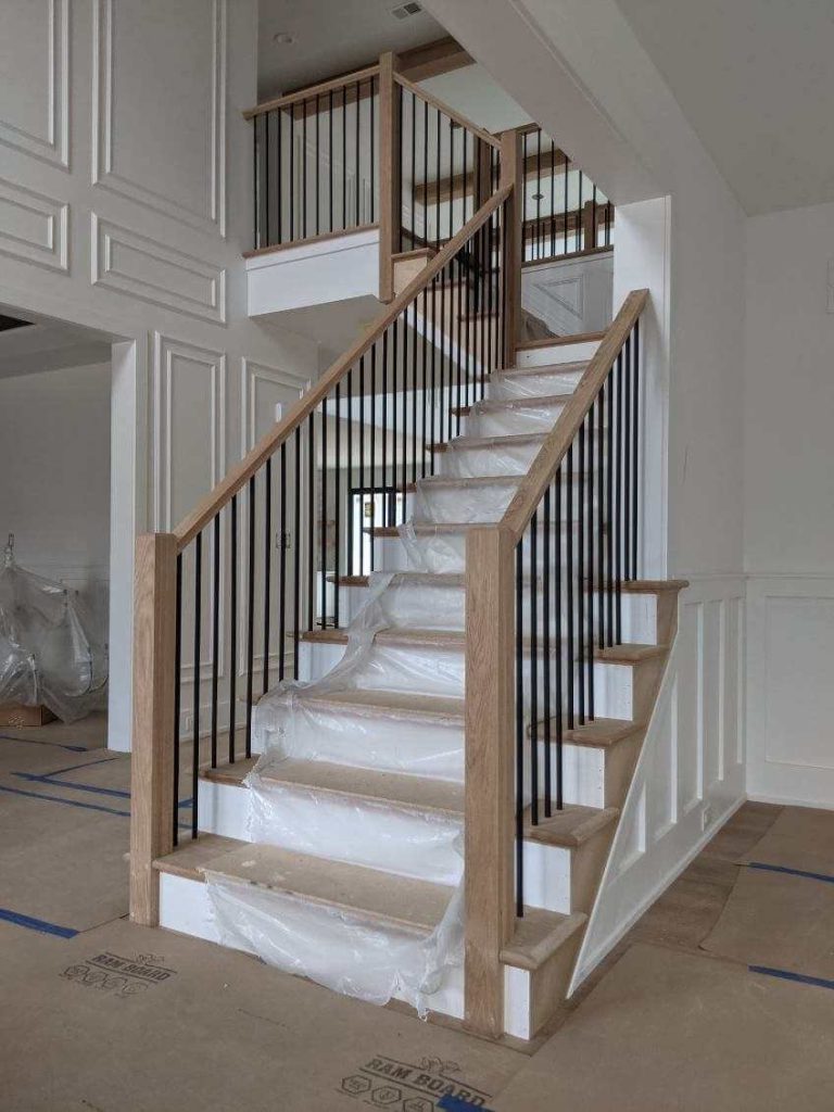 Straight Stair Installation - Stairworks Inc.